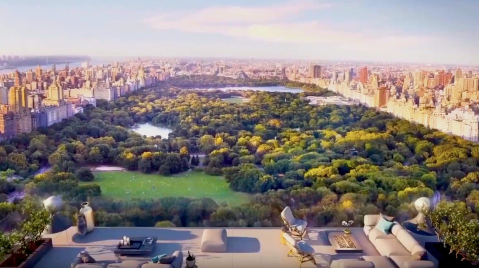 Increíble ático de 40 millones de dólares frente al Central Park de ...
